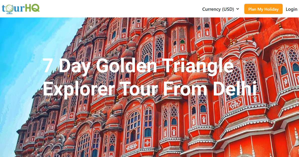 7 Day Golden Triangle Explorer Tour From Delhi